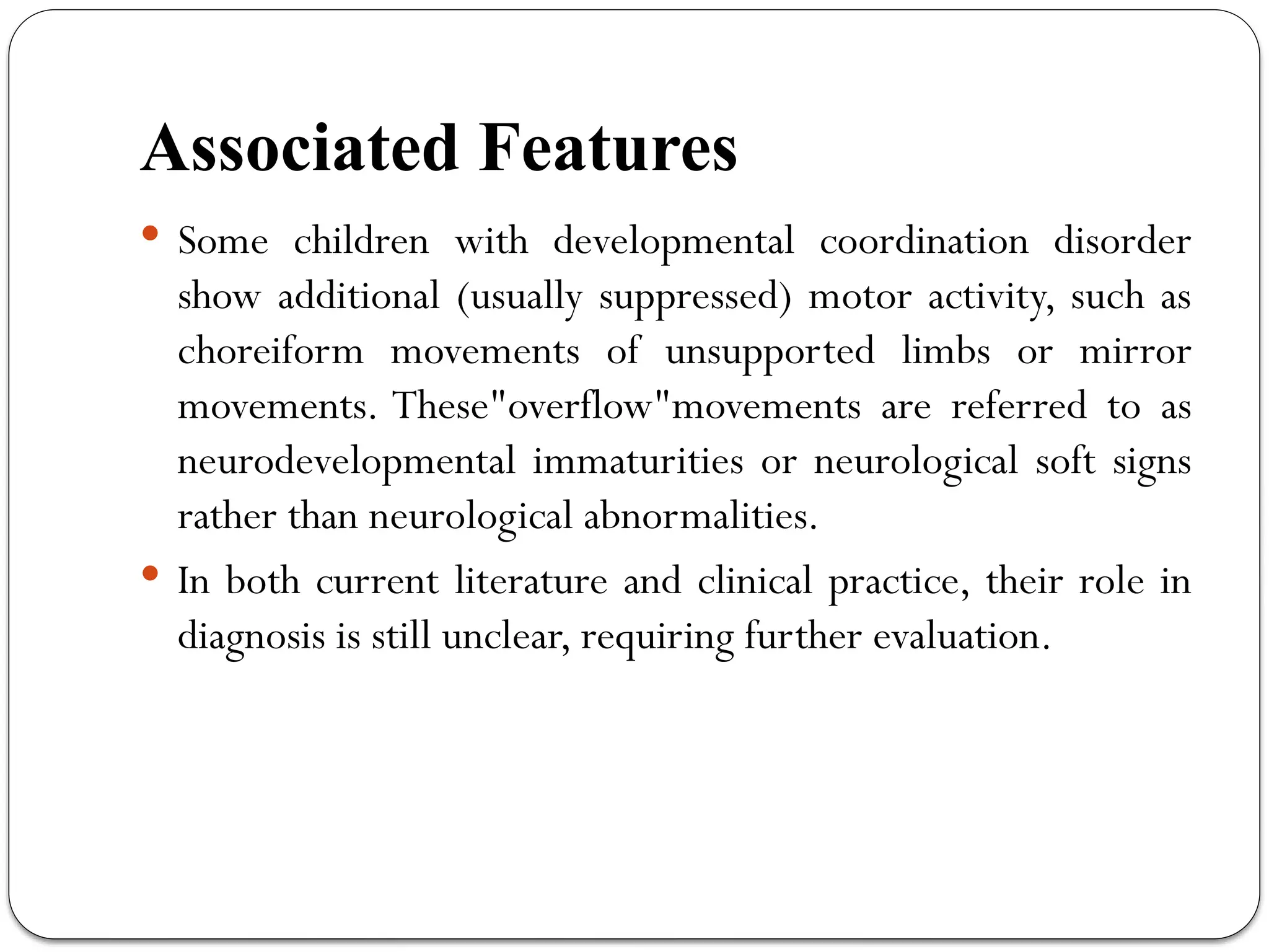 Motor Disoder with Diagnostic criteria ppt | PPTX