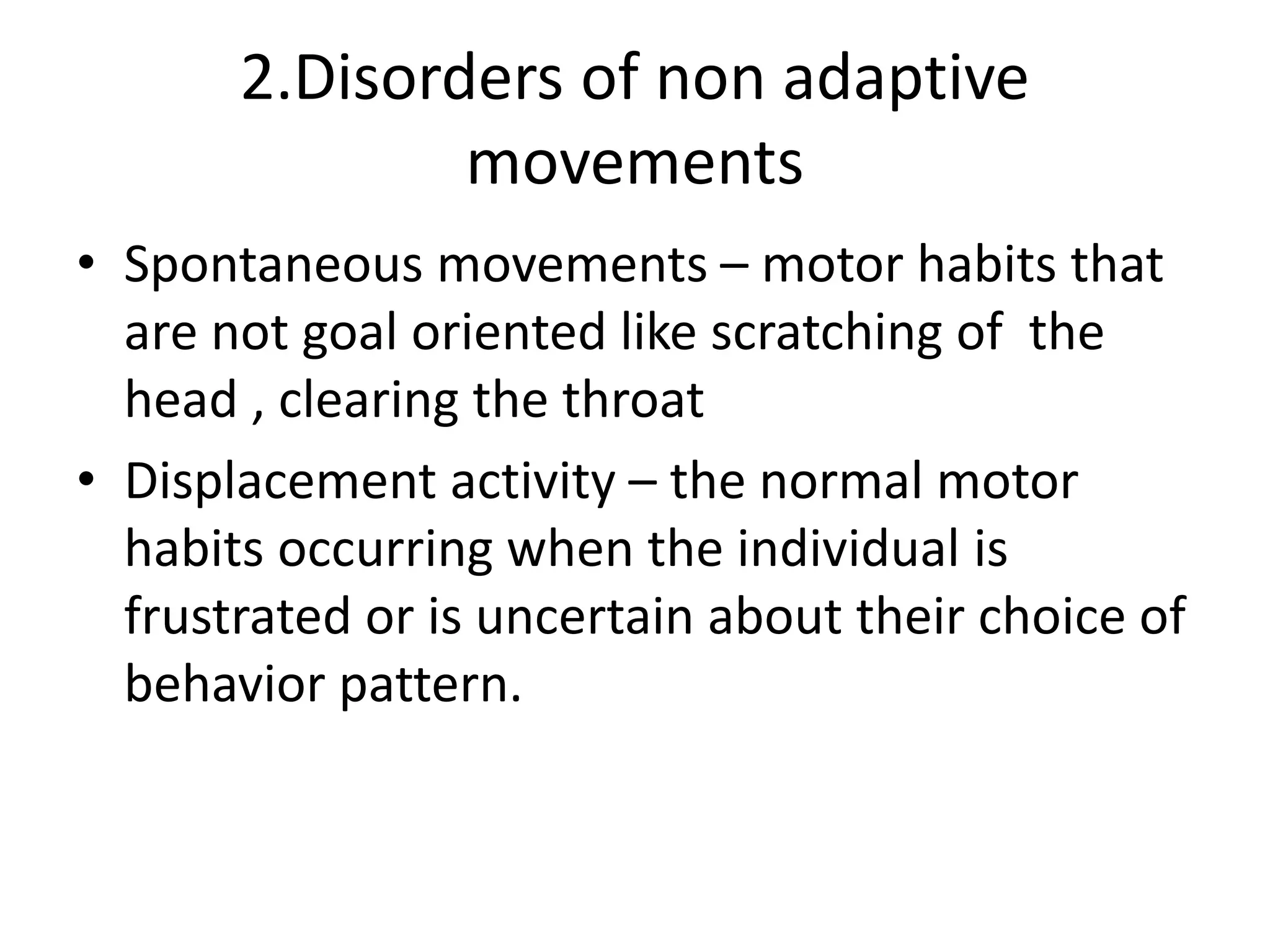 Motor Disorders | PPTX
