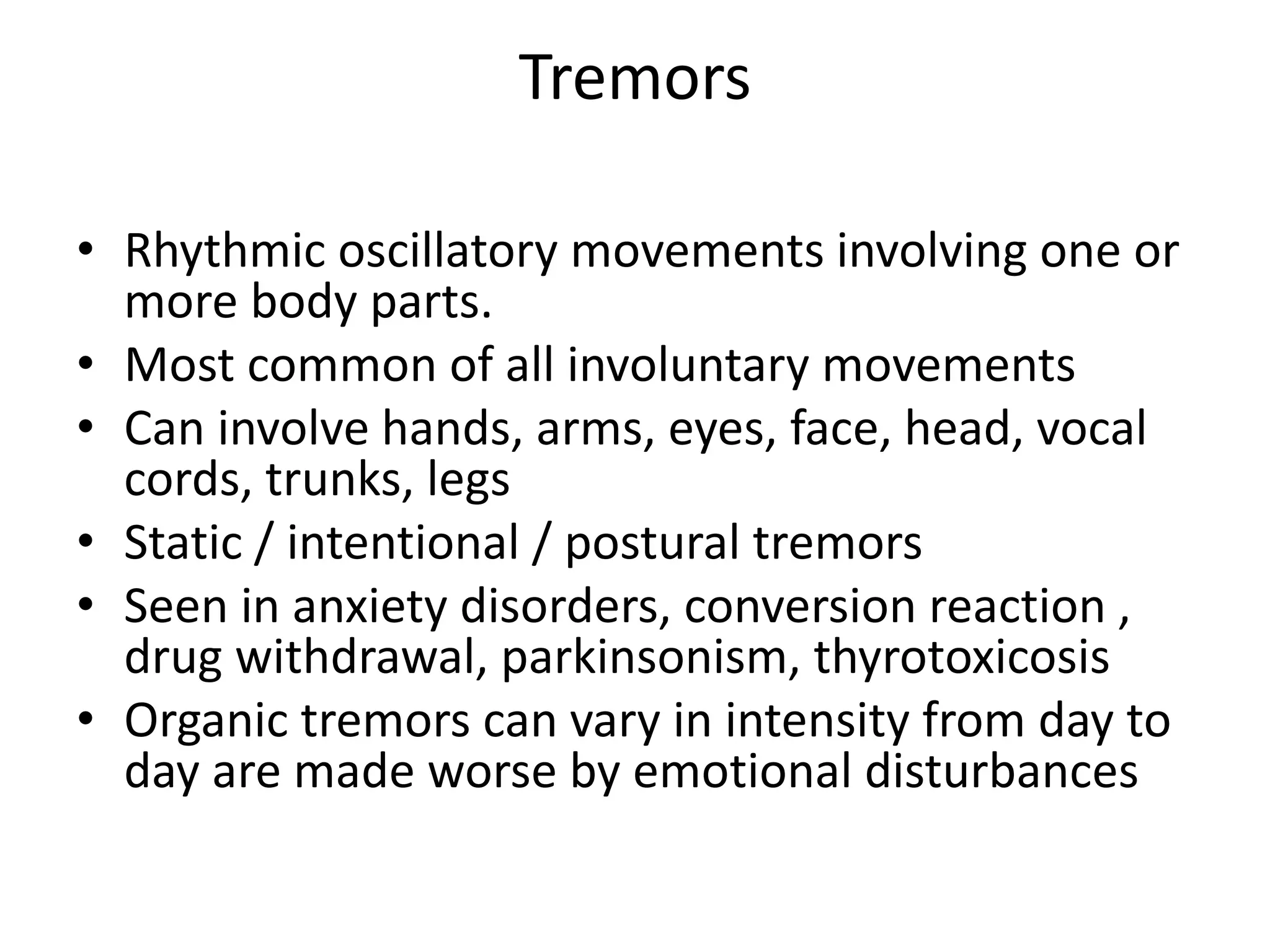 Motor Disorders | PPTX
