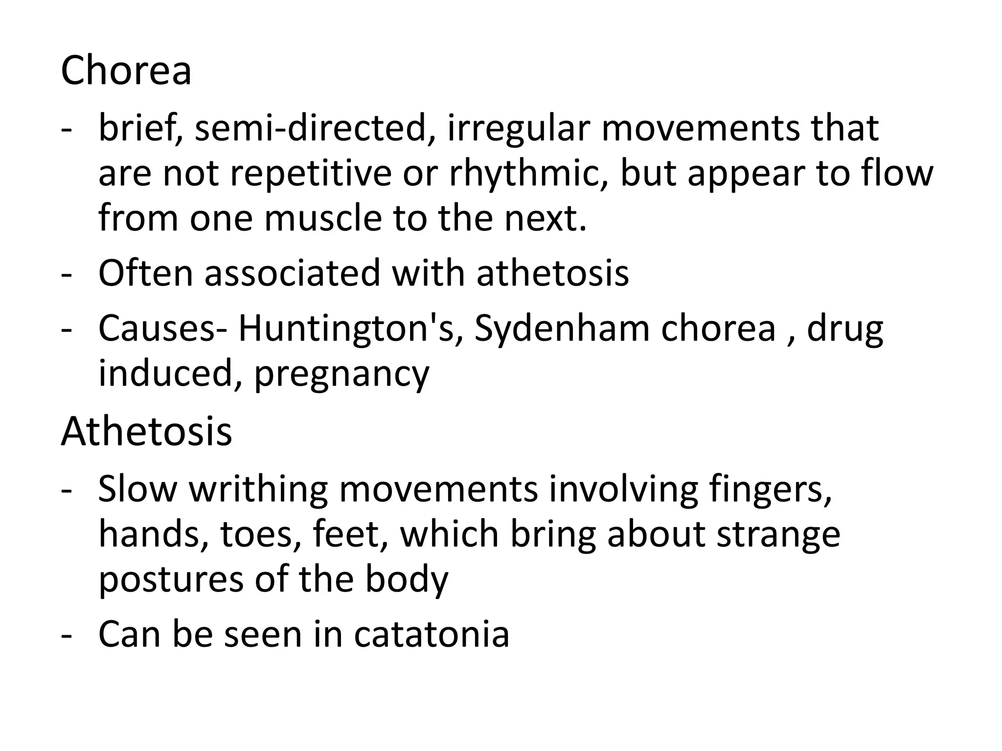 Motor Disorders | PPTX