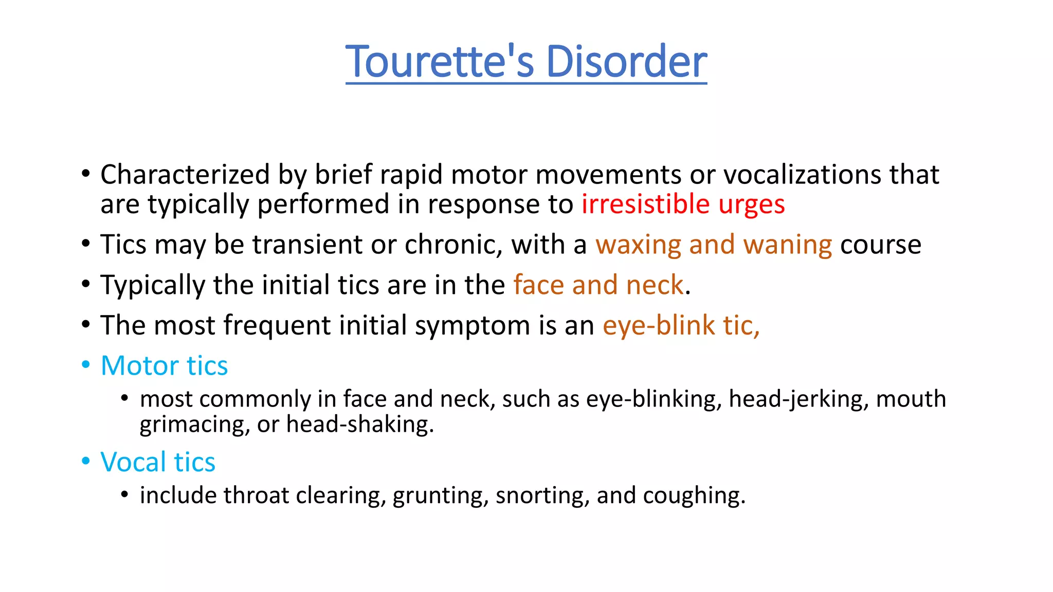 Motor disorder | PPTX