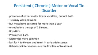 Motor disorder | PPTX