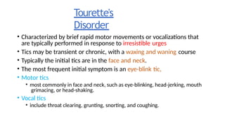 motor disorder in mental health &psychopathology | PPT