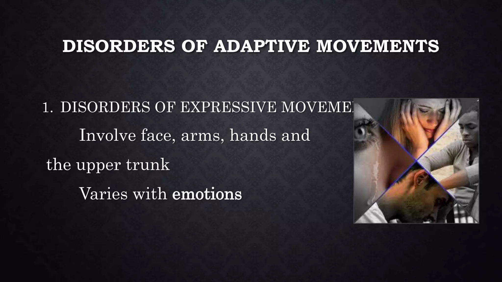 Motor disorders | PPTX