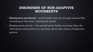 Motor disorders | PPTX