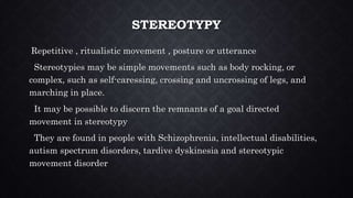 Motor disorders | PPTX