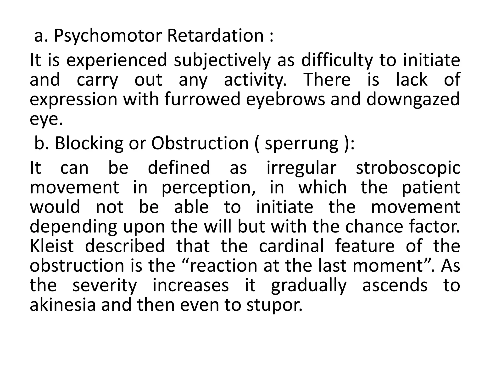 Motor disorders in psychiatry | PPTX