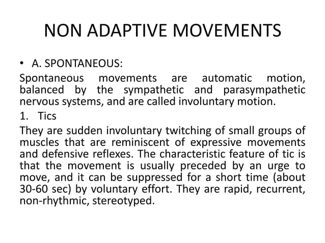 Motor disorders in psychiatry | PPTX | Brain and Nervous System ...