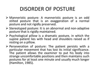 Motor disorders in psychiatry | PPTX
