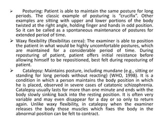 Motor disorders in psychiatry | PPTX