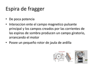 Motores monofasicos | PPTX