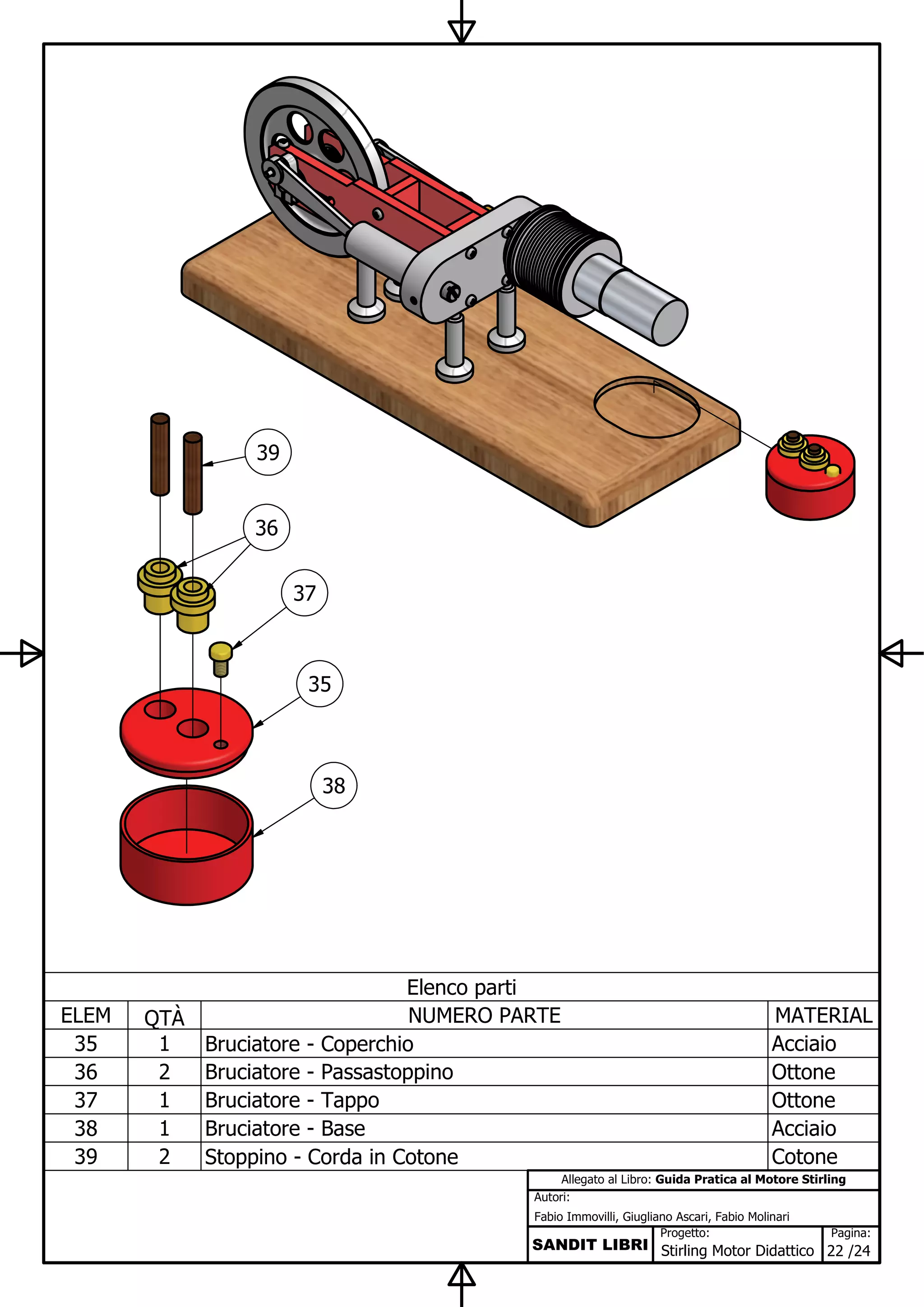 Motore Stirling Gamma Parellelo | PDF