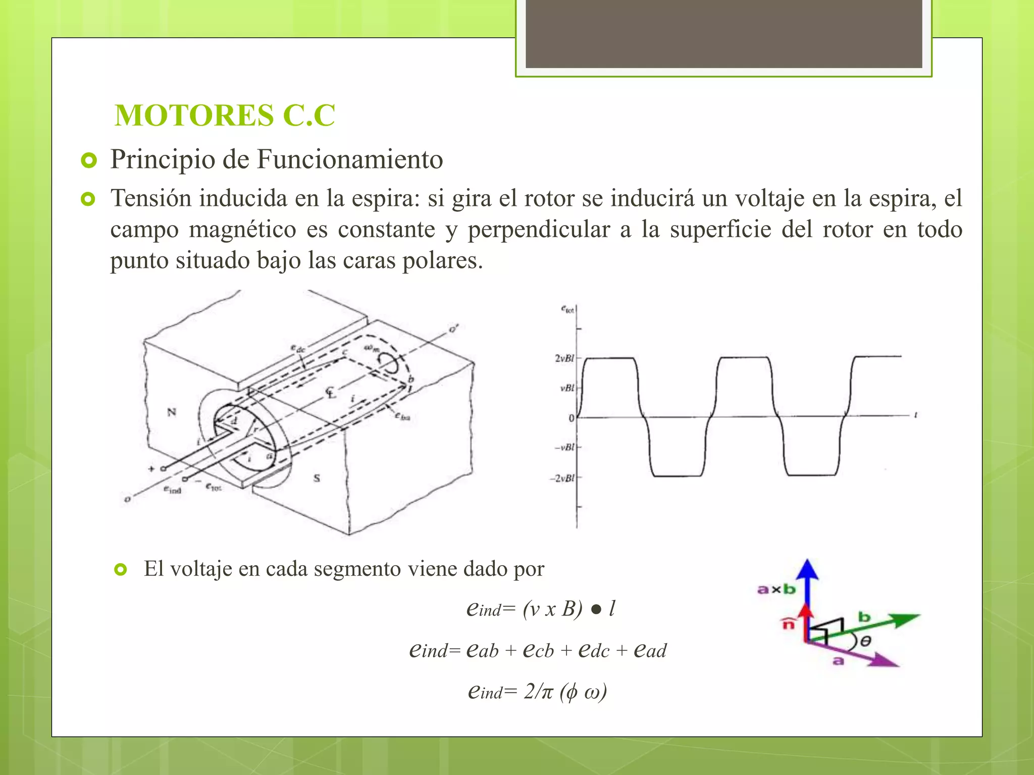 Motores y generadores DC | PPTX