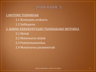 Motore termikoak | PPT