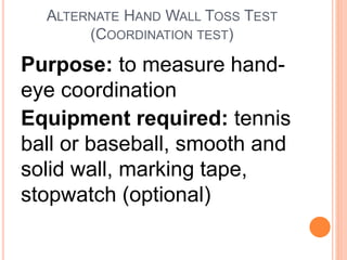 Motor fitness | PPTX