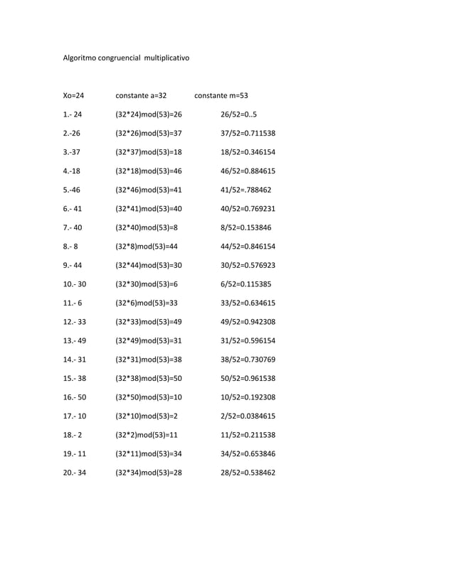 Motor generador de numeros pseudoaleatorios | DOCX