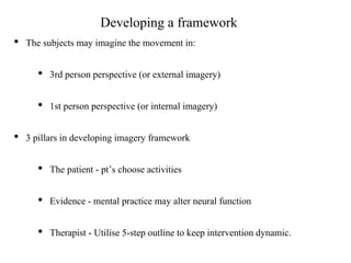 Motor Imagery in Neuro rehabilitation | PPTX