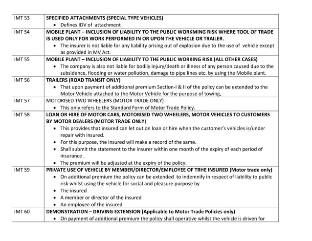 Indian Insurance industry, motor tariffs | PDF | Motor Insurance ...