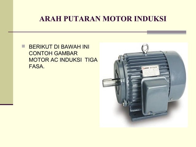 Motor induksi 3_fasa | PPT