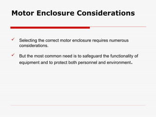 Induction Motors Ingress Protection IP55 | PPT