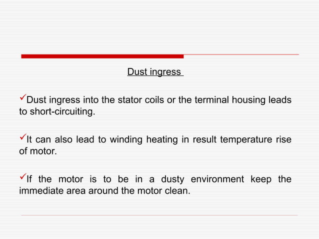 Induction Motors Ingress Protection IP55 | PPT | Information and ...