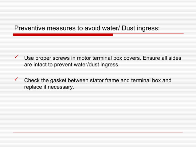 Induction Motors Ingress Protection IP55 | PPT | Information and ...