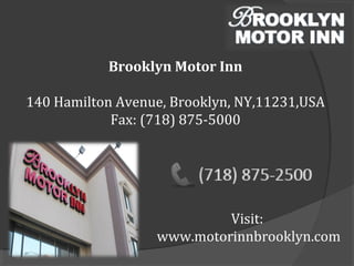 Brooklyn Motor Inn | PPT