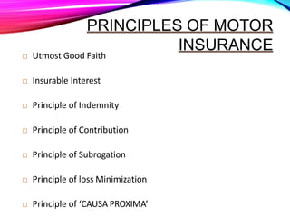 Motorinsurance | PPTX