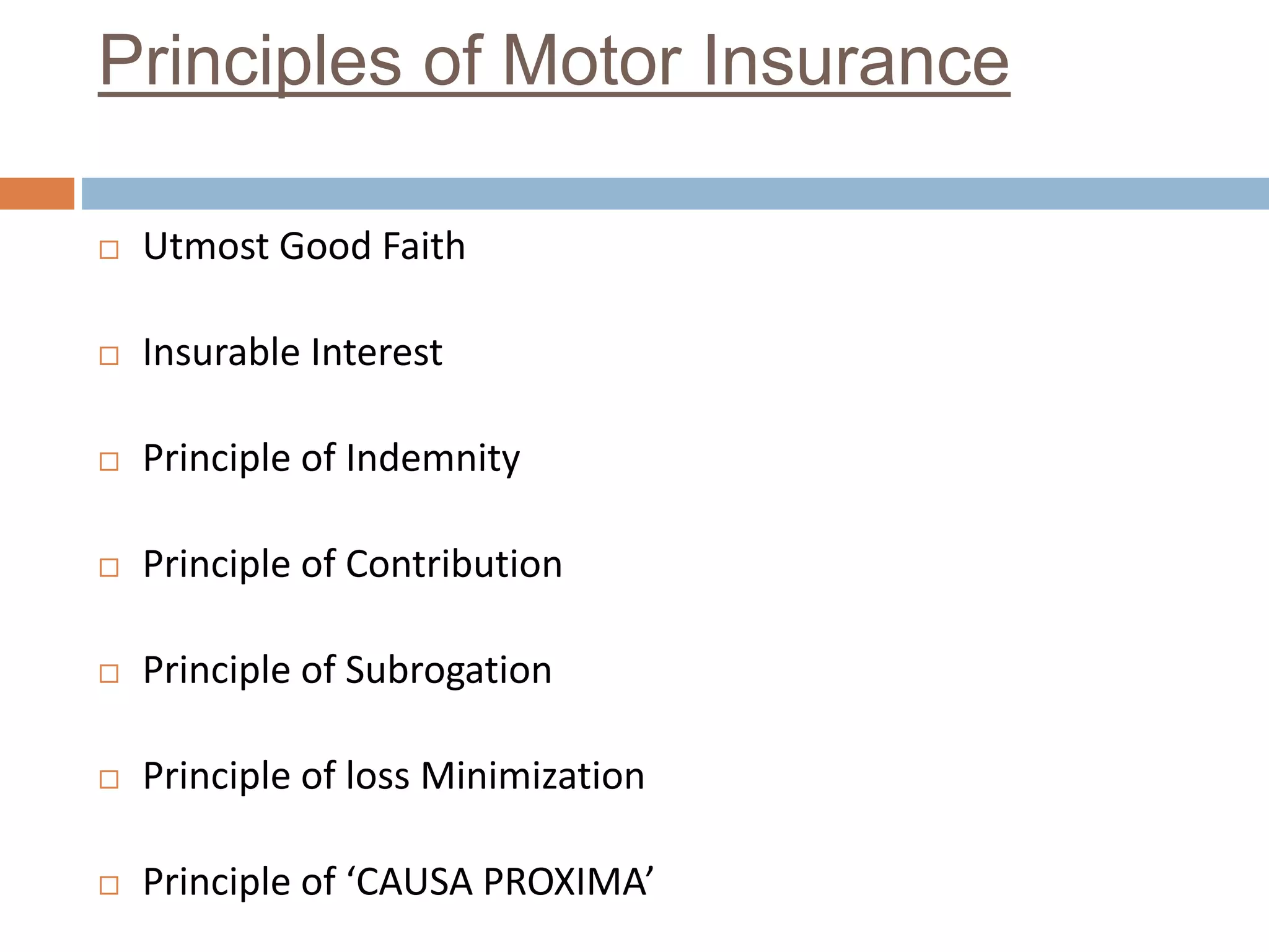 Motor insurance | PPTX