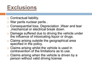 Motor insurance | PPTX