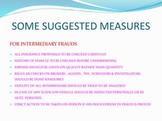 Motor & Automobile Insurance Frauds | PPTX