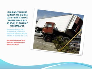 Motor & Automobile Insurance Frauds | PPTX