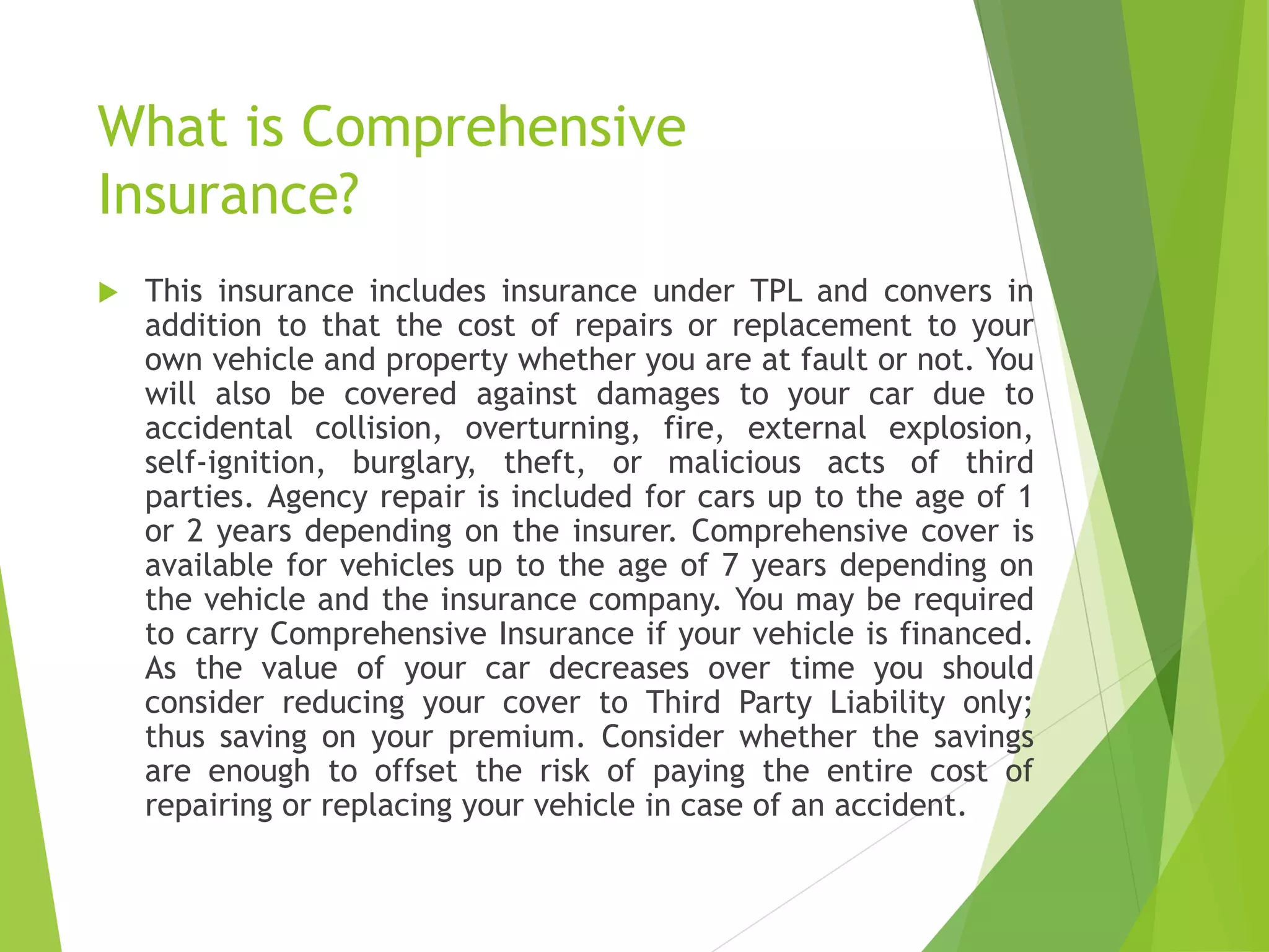 Motor insurance in uae | PPTX