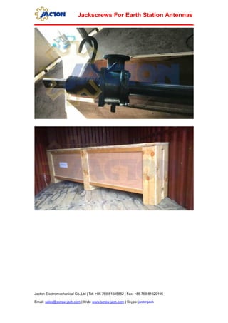 Motorized drive system jackscrews, elevation jackscrew, gear drive ...