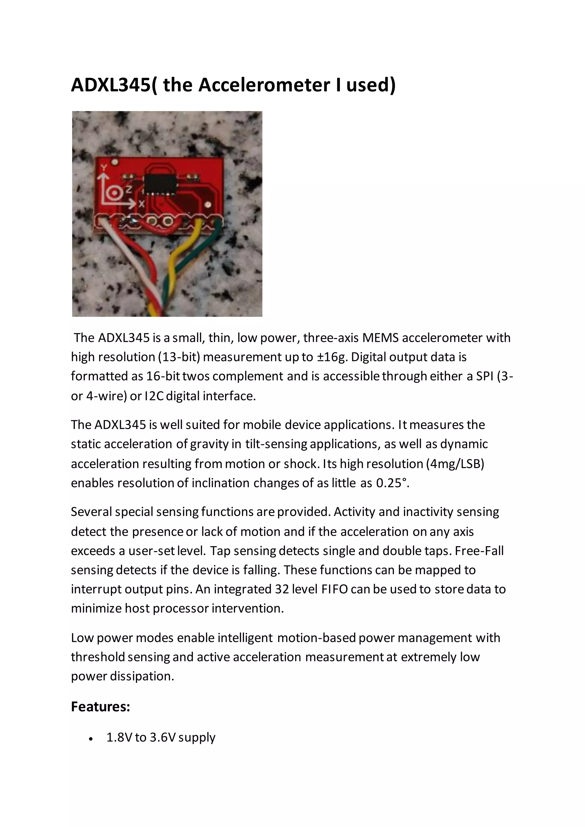 Motorized pan tilt(Arduino based) | DOCX