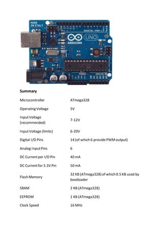 Motorized pan tilt(Arduino based) | DOCX
