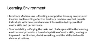 motor learning exercise therapy physiotherapy.pptx | Physical Therapy ...