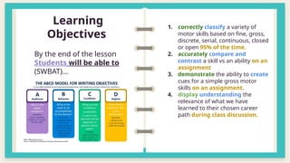 Introduction to Motor Learning and Control | PPTX | Sports