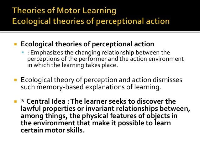 Motor learning