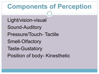 Motor learning and perception | PPT