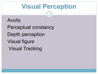 Motor learning and perception | PPT