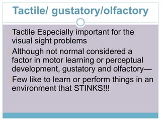 Motor learning and perception | PPT
