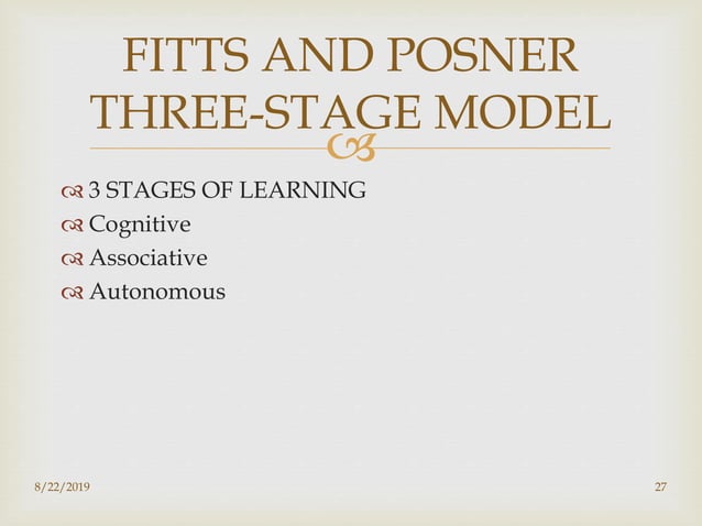 Motor learning ppt | PDF