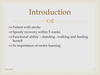 Motor learning ppt | PDF