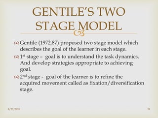 Motor learning ppt | PDF