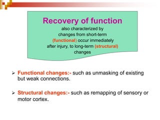 Motor learning & recovery of function | PPTX