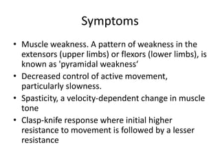 Motor neuron lesions ( UMNL & LMNL ) | PPTX