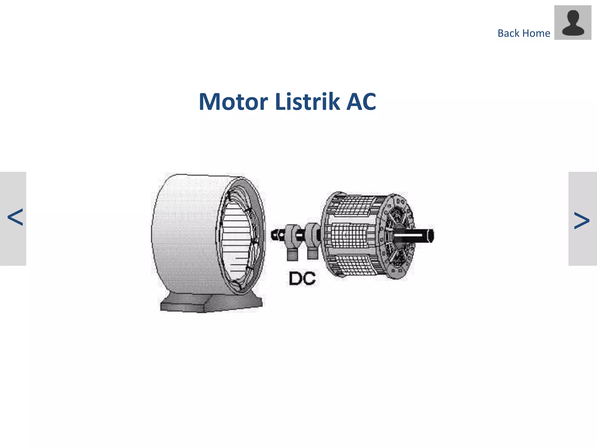 Motor listrik ac dan motor listrik dc | PPTX