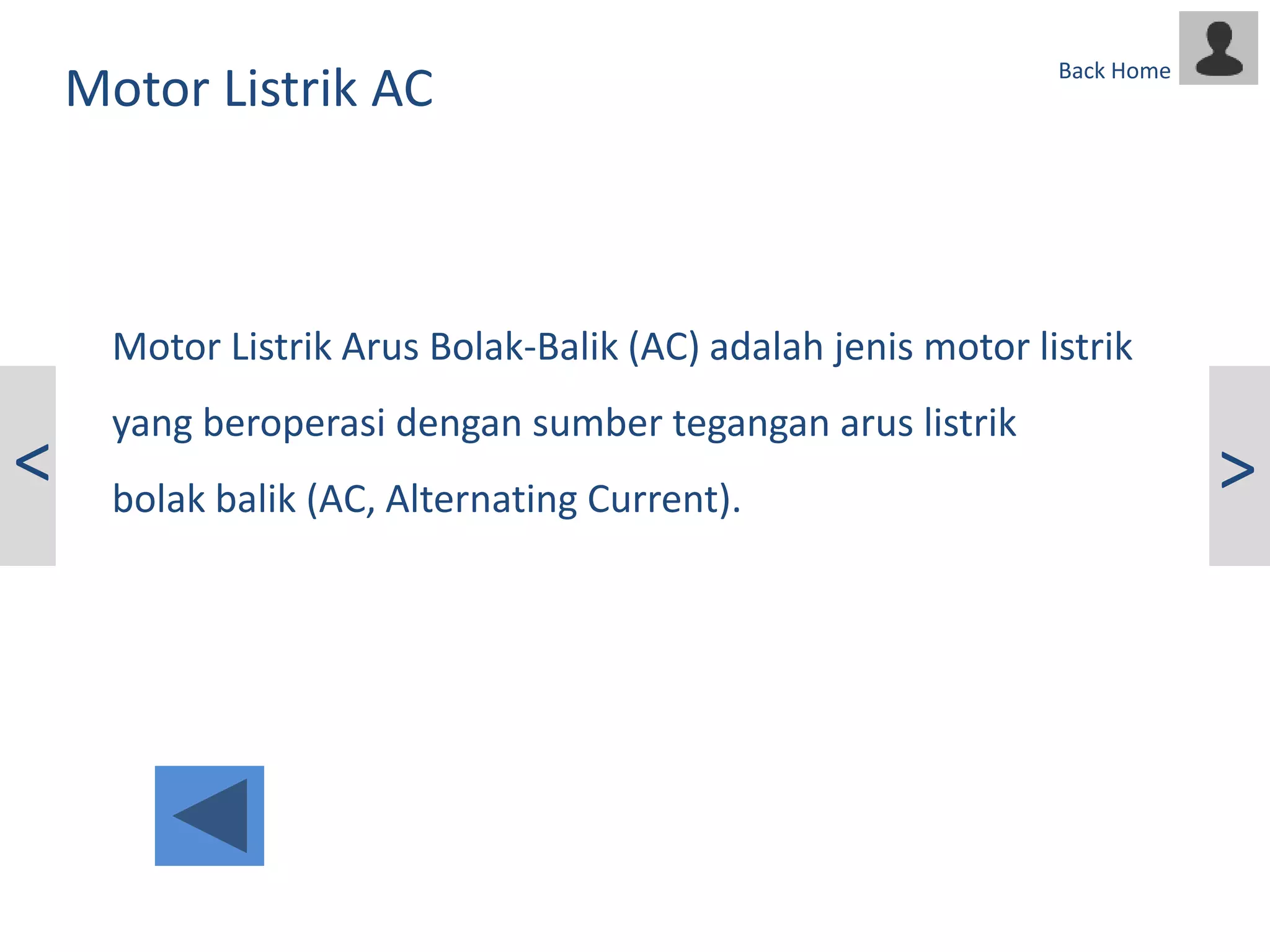 Motor listrik ac dan motor listrik dc | PPTX