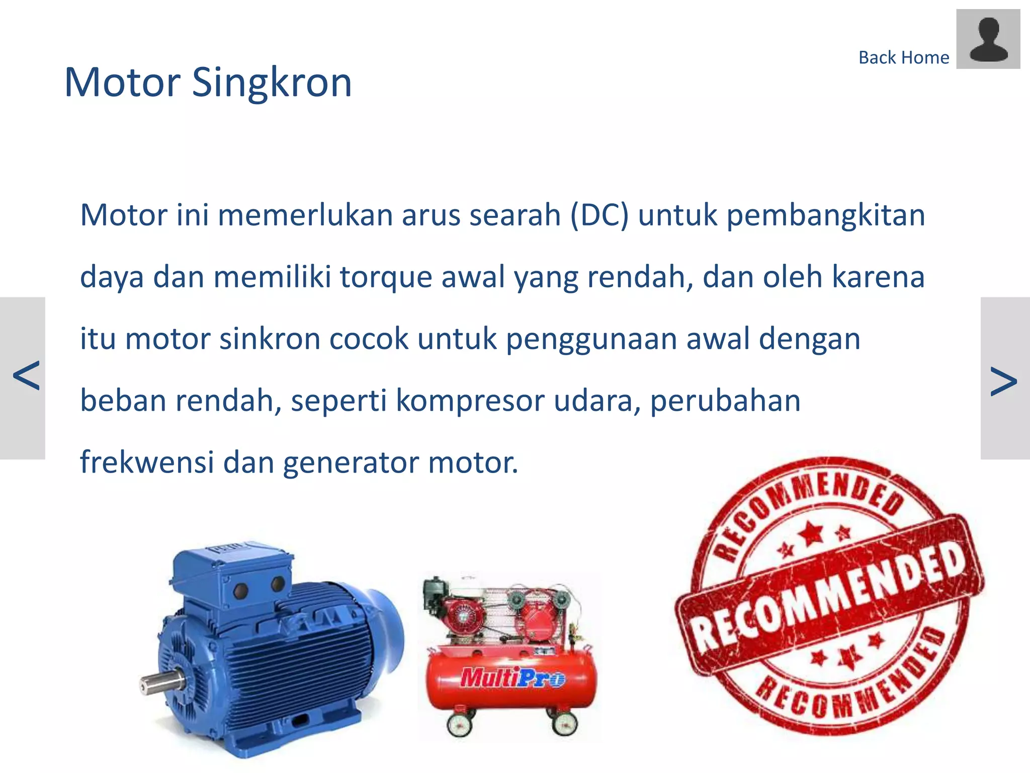 Motor listrik ac dan motor listrik dc | PPTX